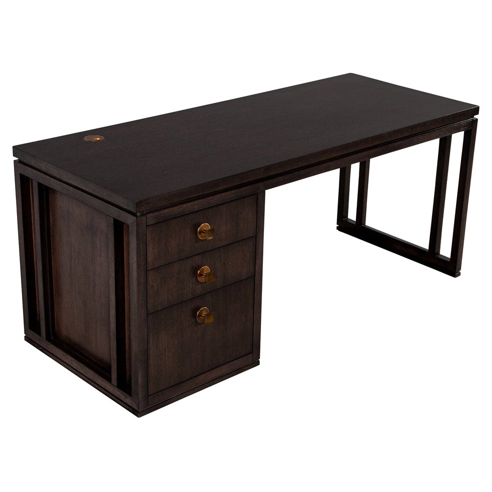 Modern Walnut Office Desk at 1stDibs | walnut office furniture