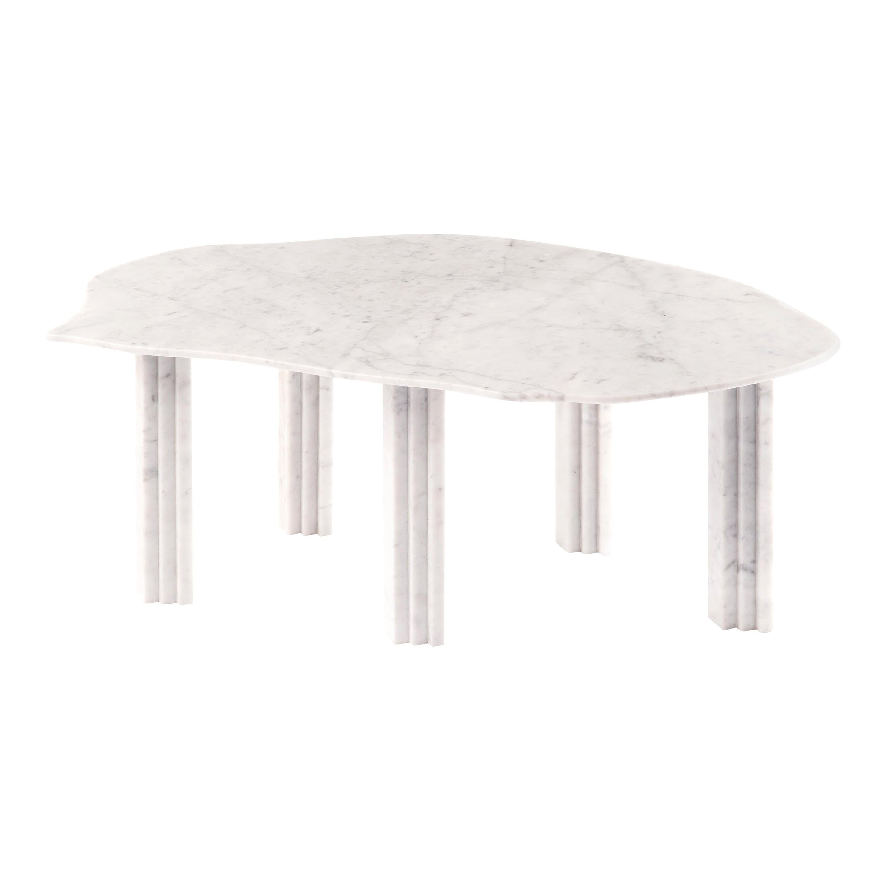 Bicolor Sculptural Dining Marble Table Signed by Lorenzo Bini For Sale ...
