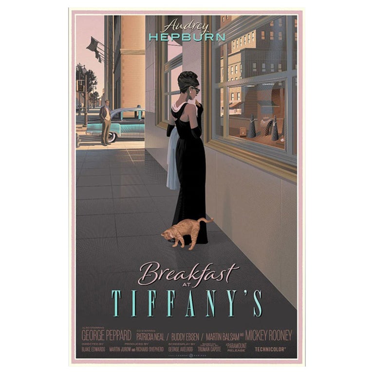 Breakfast at Tiffany's, Unframed Poster, 2018 For Sale at 1stDibs