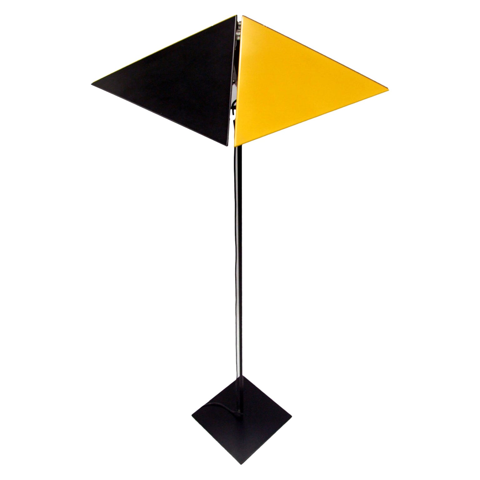 Resin, Chrome and Fiberglass Floor Lamp Postmodern Memphis Style by ...