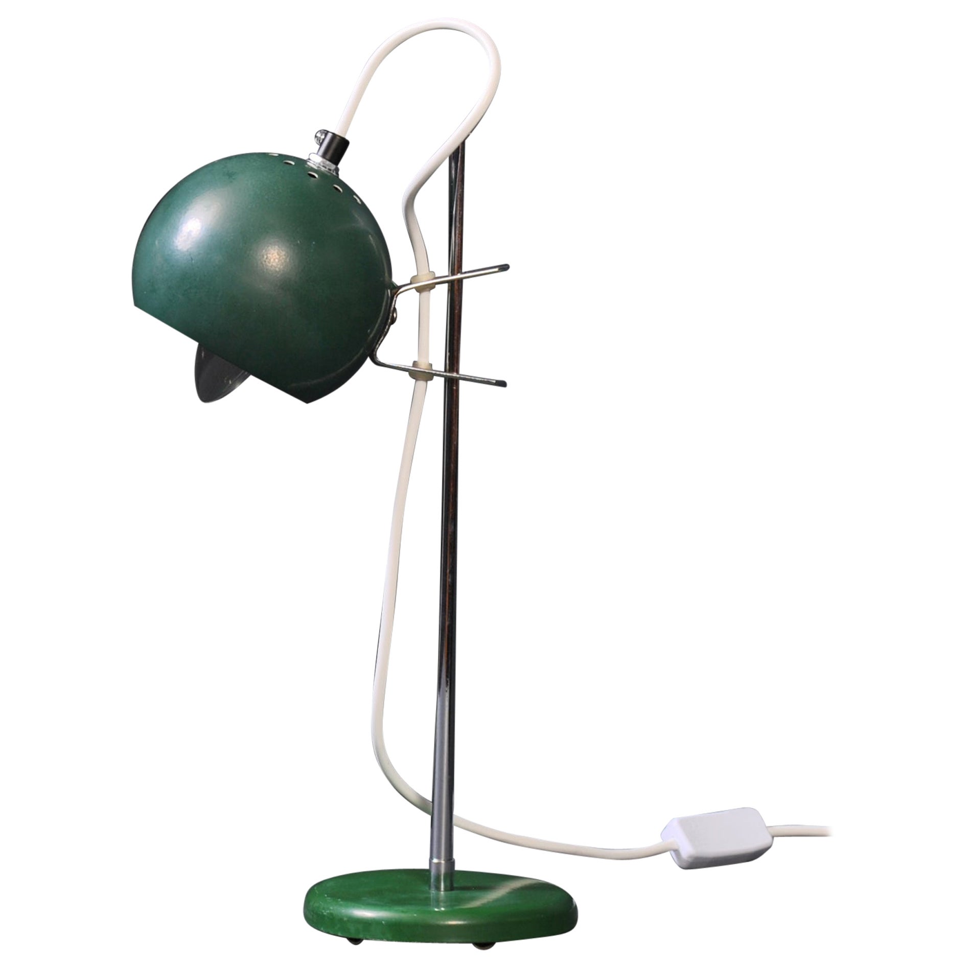 Chrome Eyeball Atomic Orbiter Lamp For Sale at 1stDibs