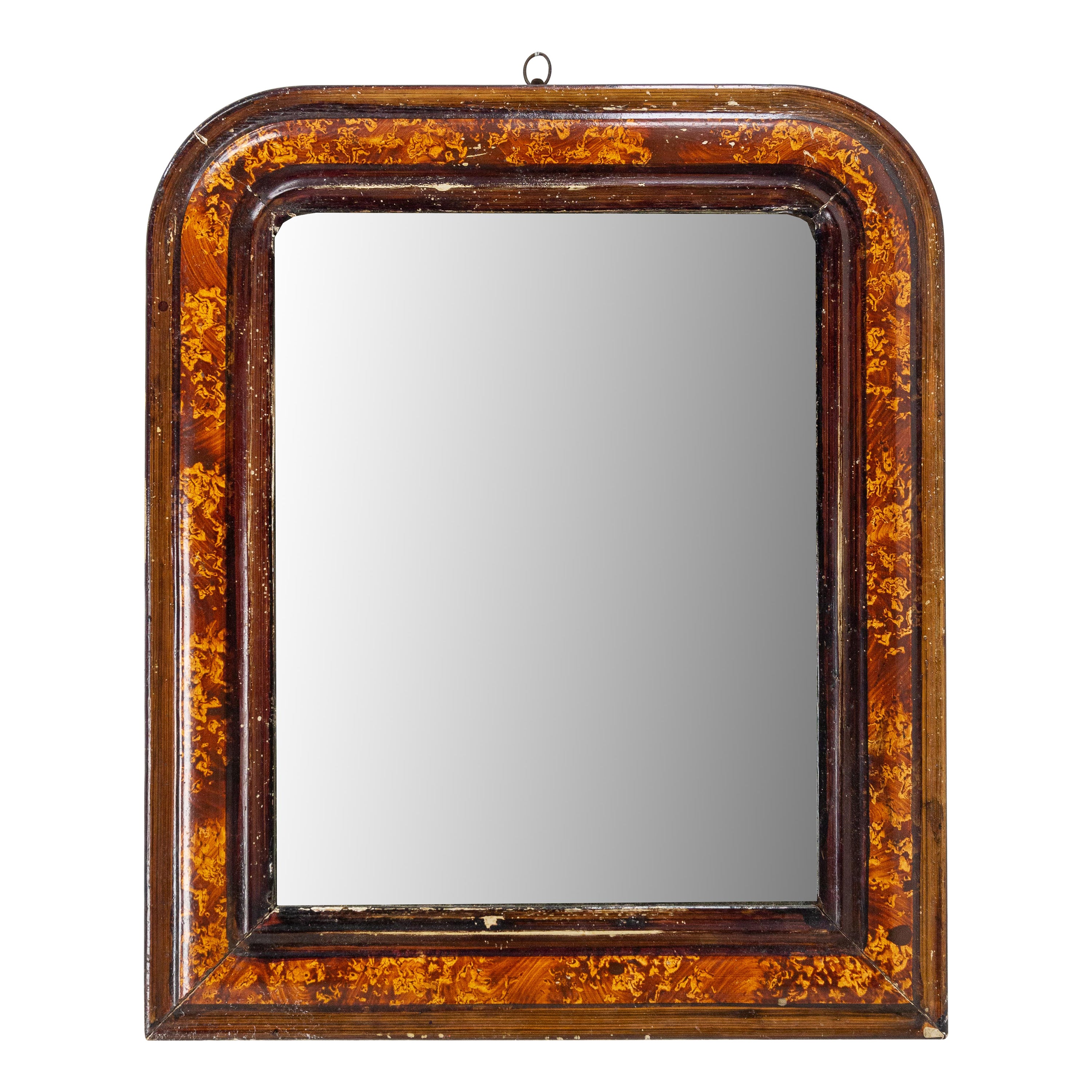 French Stucco Louis Philippe Mirror, 19th Century For Sale at 1stDibs