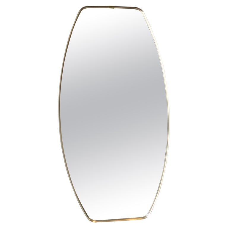 1960s Aluminum Mirror at 1stDibs | 1960s mirror