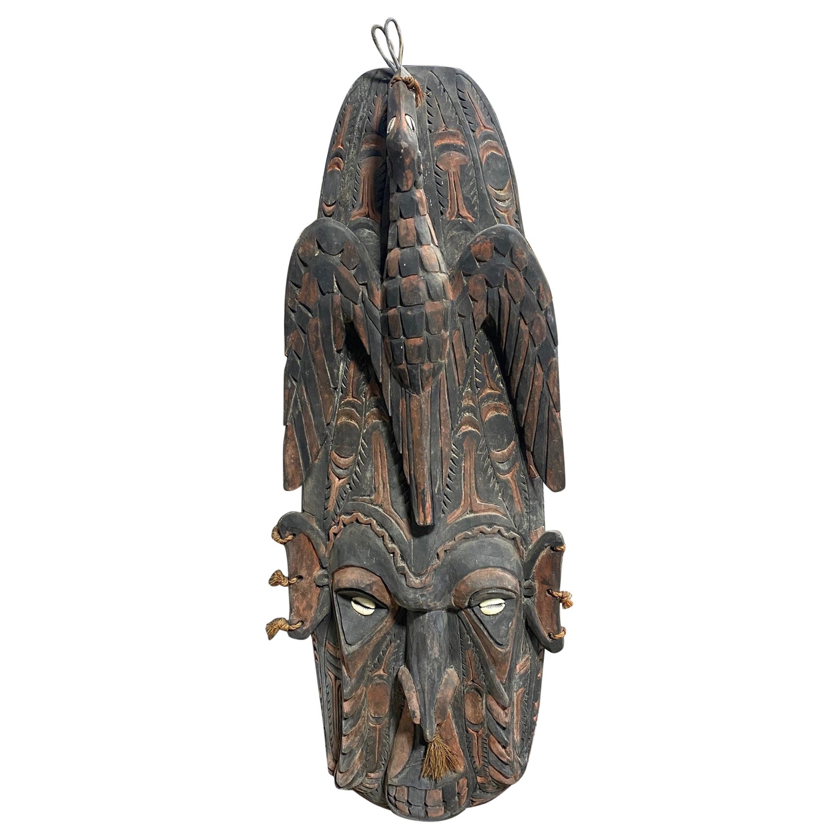 Pair of Abelam Maprick Standing Figures, Middle Sepik Region, Papua New ...