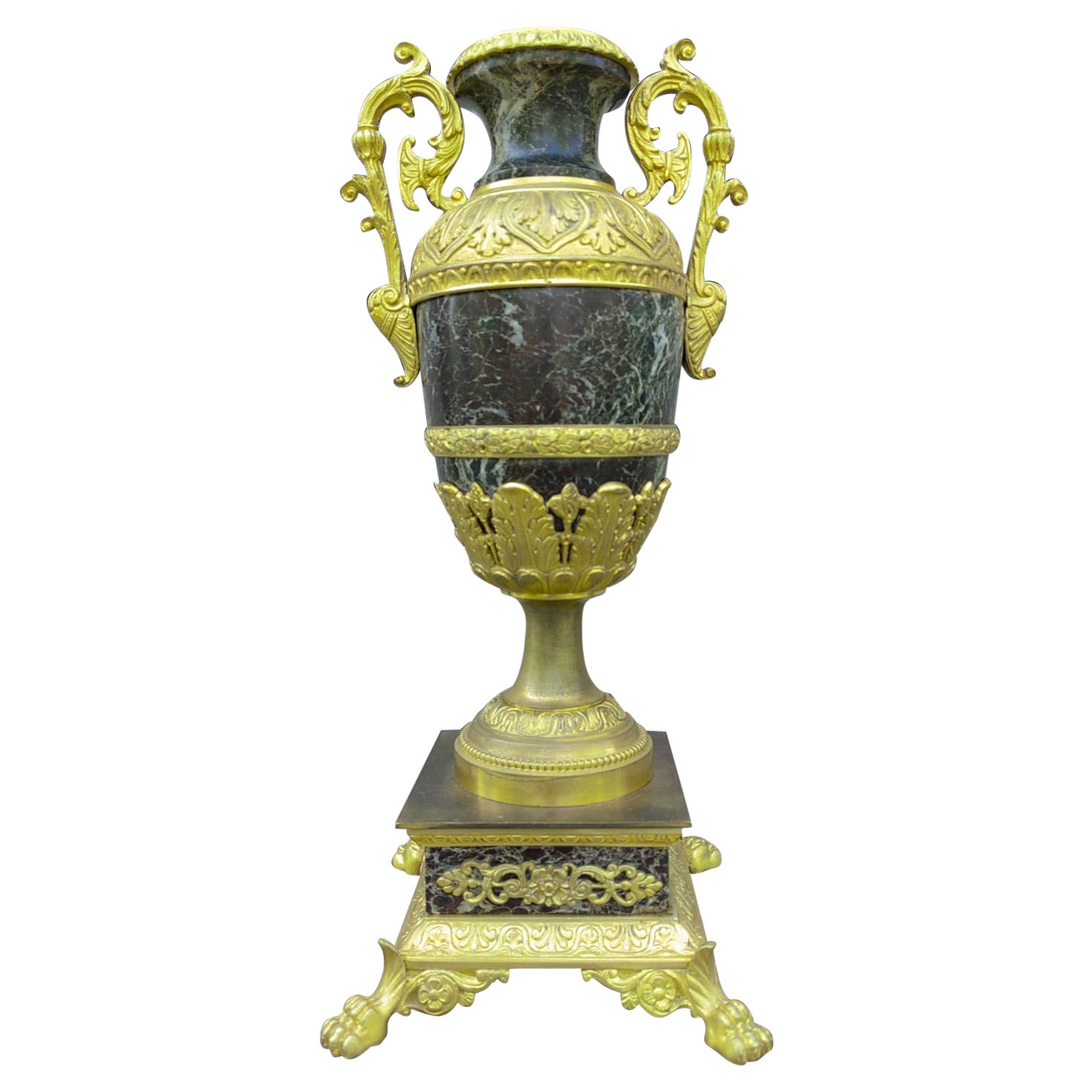 Massive and Exquisitely Carved Marble ‘Warwick Vase,’ Mid-19th Century ...