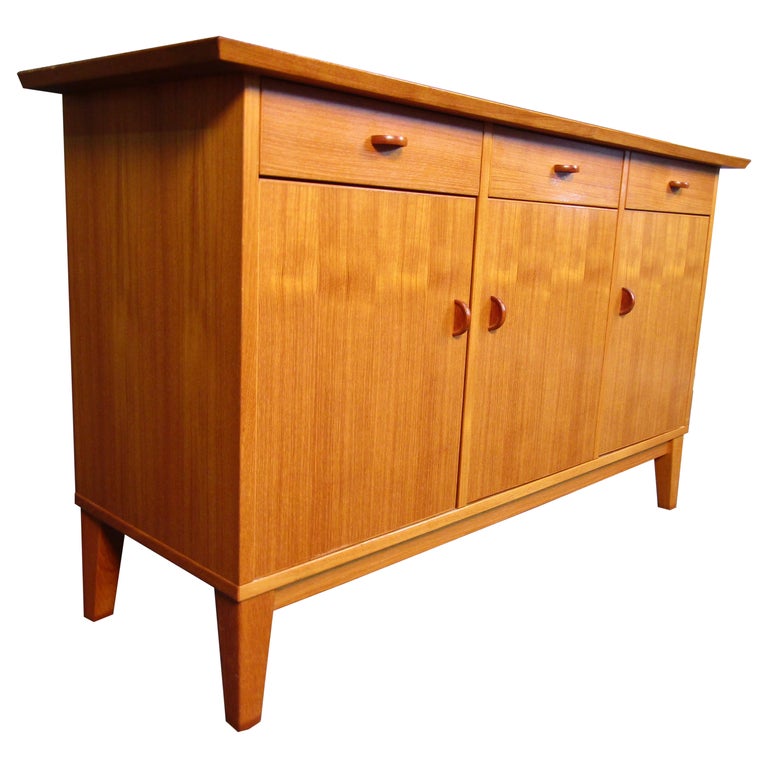 Vintage Mid-Century Teak Sideboard For Sale at 1stDibs | teak credenza