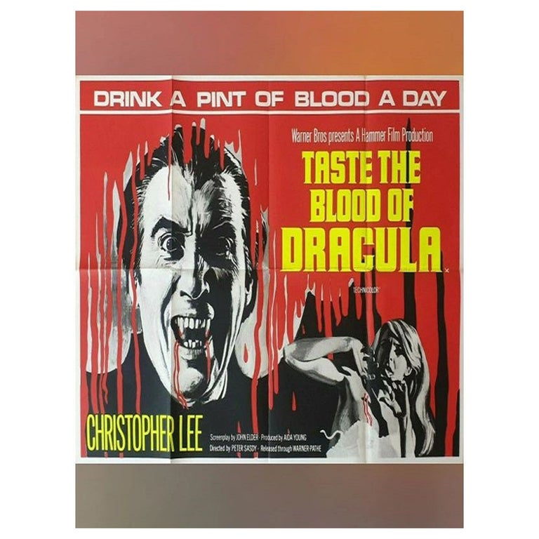 Taste The Blood of Dracula, Unframed Poster, 1970 For Sale at 1stDibs ...
