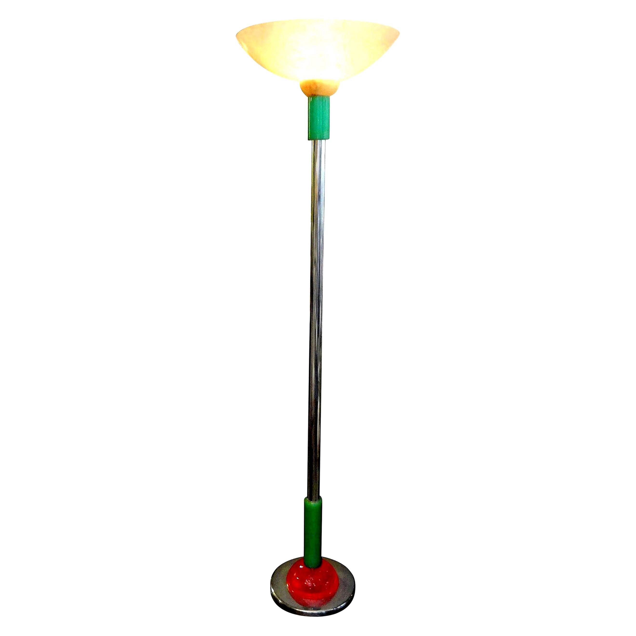 Memphis Group Inspired Floor Lamp For Sale at 1stDibs