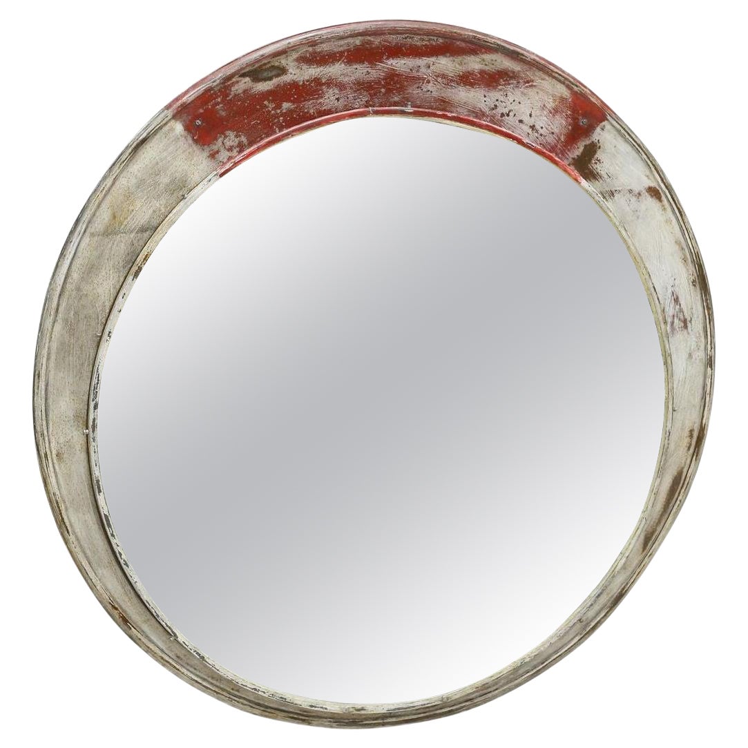 Vintage Railway Mirror - 4 For Sale on 1stDibs