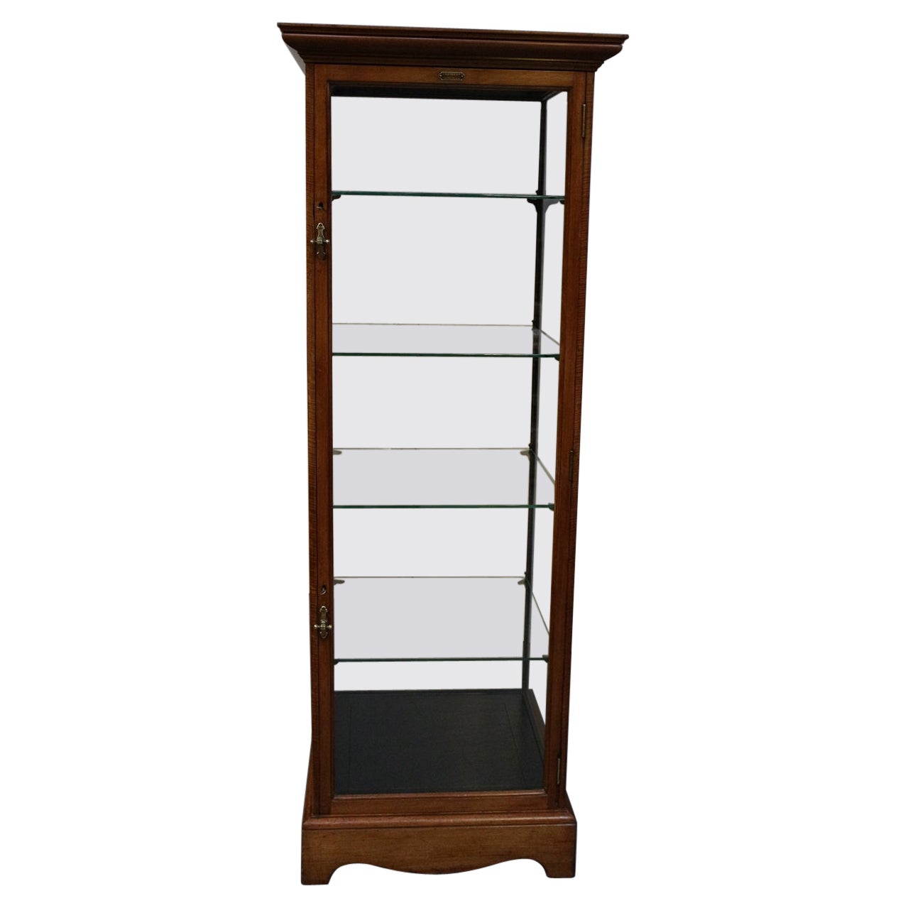 Antique Anglo-Indian or British Colonial Teak Wood Display Cabinet For ...