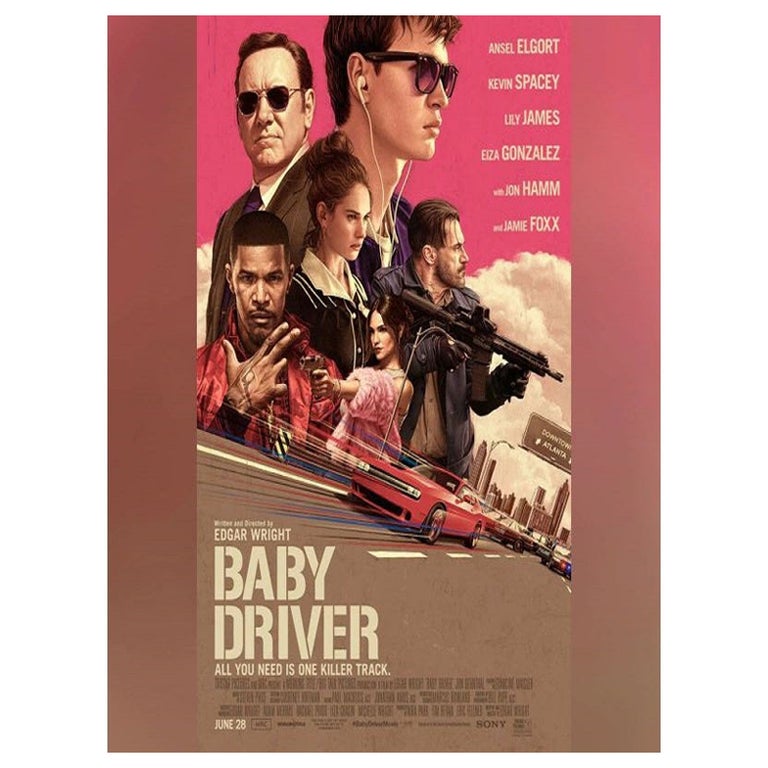 Baby Driver, Unframed Poster, 2017 For Sale at 1stDibs