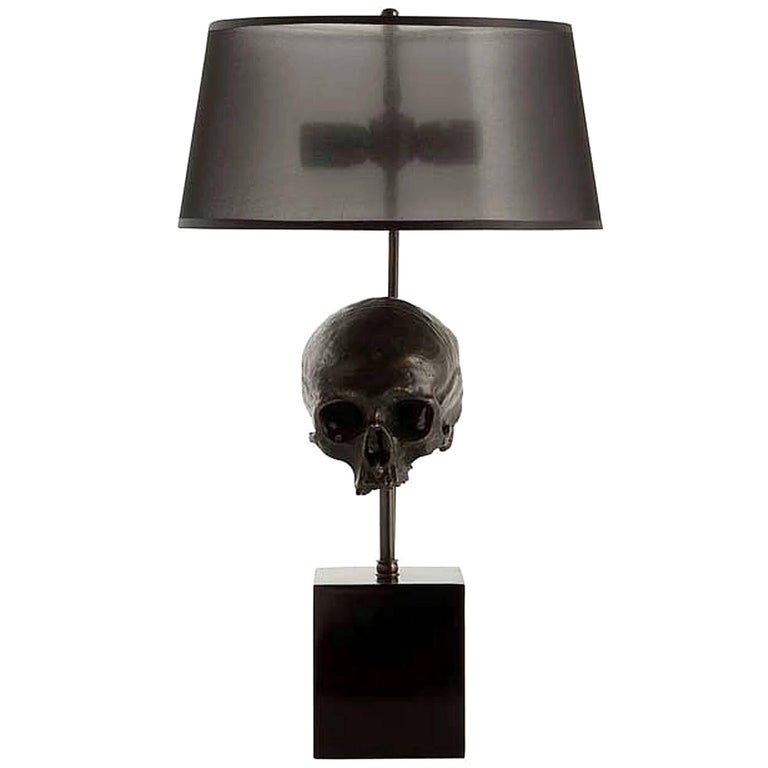 Skull Table Lamp at 1stDibs