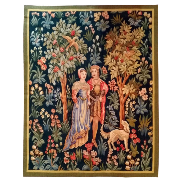 1052, 20th Century Tapestry with a Medieval Design For Sale at 1stDibs