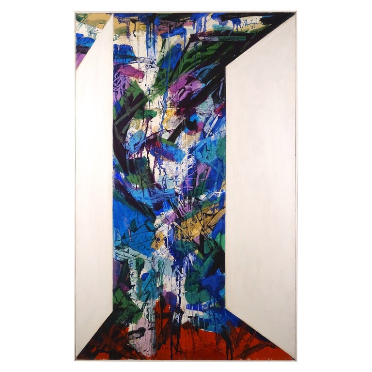 Romul Nutiu, "Fereastra I," 1992, Oil on Canvas For Sale at 1stDibs
