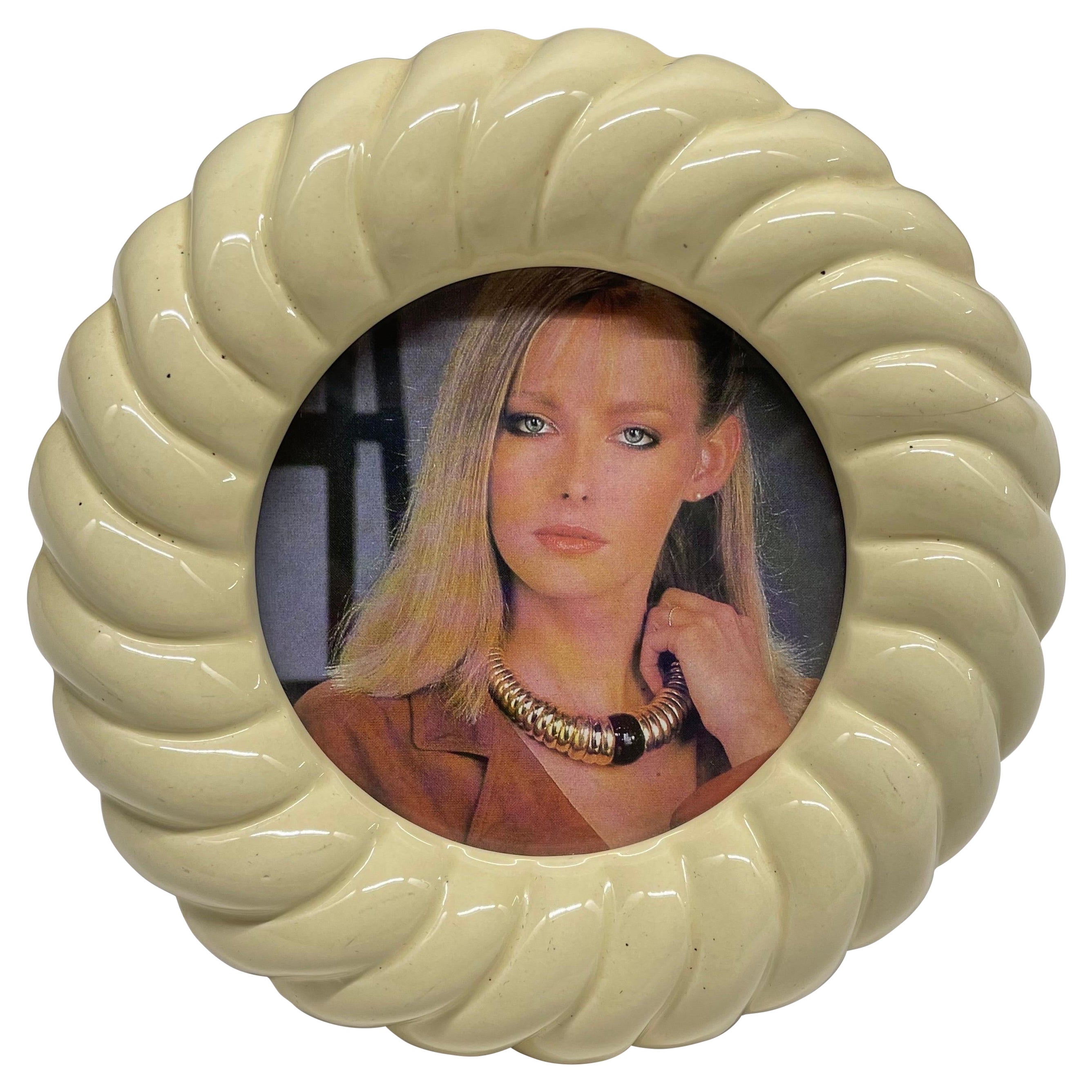 Italian Photo Frame Silver Handmade ,Harmony Turquoise For Sale at 1stDibs