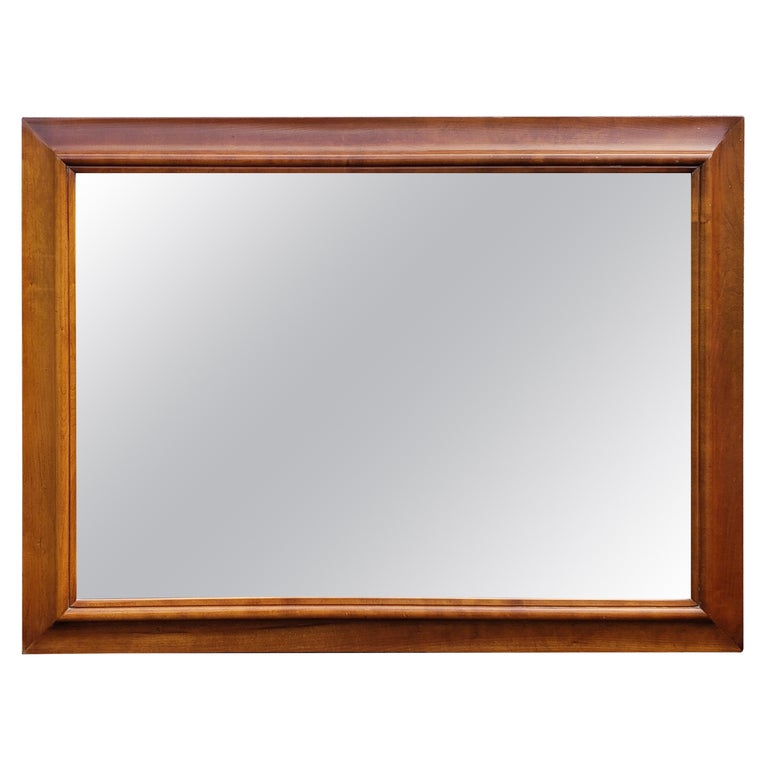 1957, Stickley Solid Cherry Wall Mirror For Sale at 1stDibs