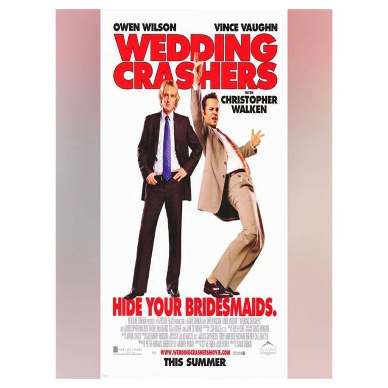Wedding Crashers, Unframed Poster, 2005 For Sale at 1stDibs | wedding ...