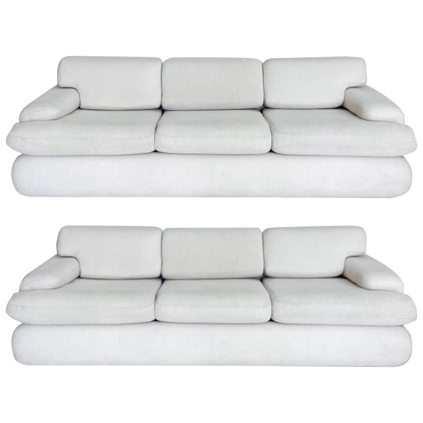 Vintage Midcentury Low Profile Baker Sofa For Sale at 1stDibs