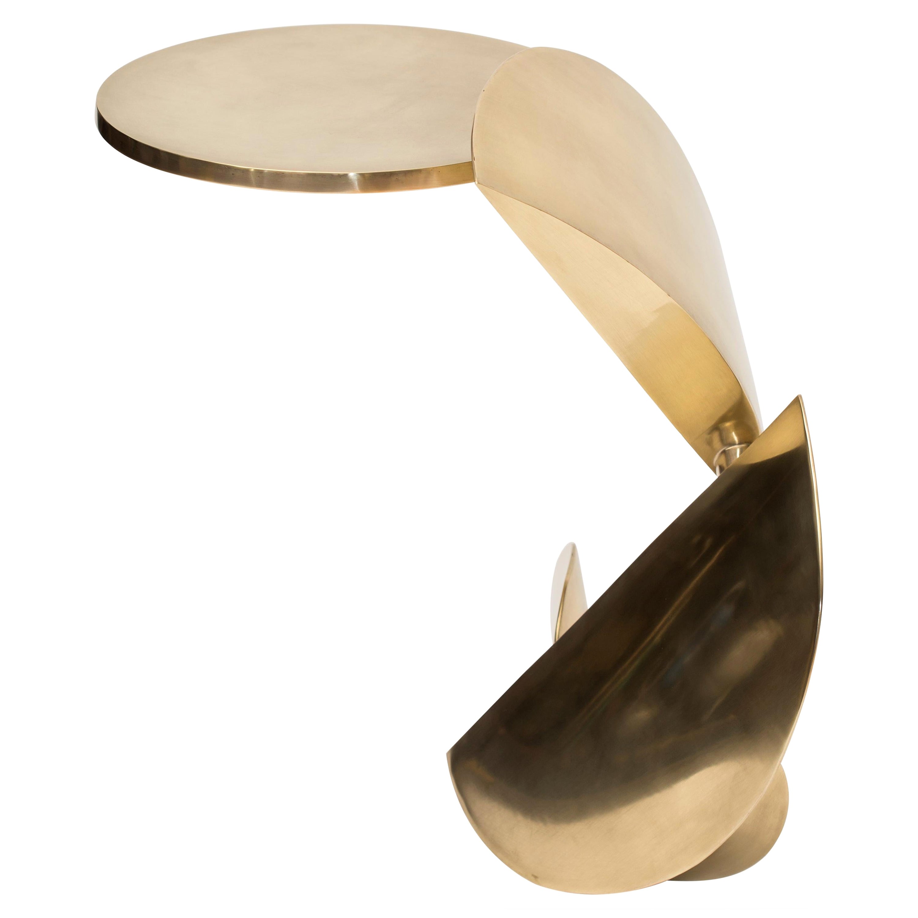 Black Ash Side Table Wolf Sculpted by Lupo Horiōkami For Sale at 1stDibs