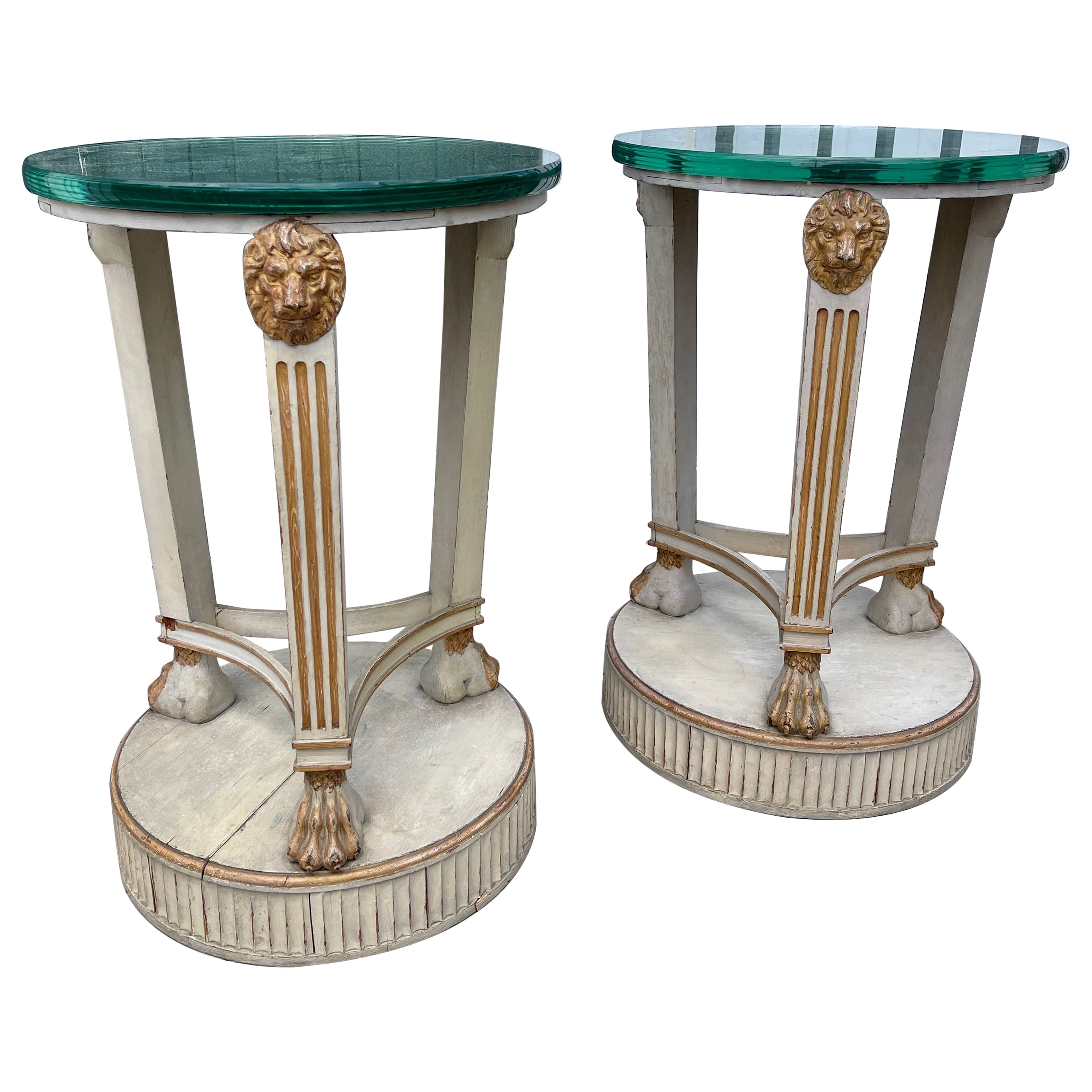 Period Italian Neoclassical Side Table at 1stDibs