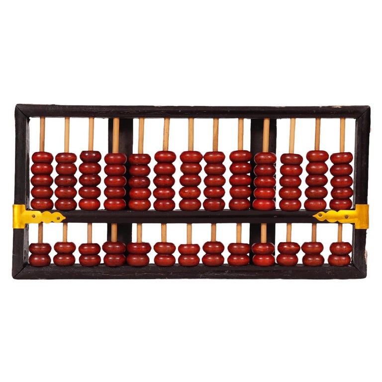 Chinese Abacus by Lotus Flower at 1stDibs