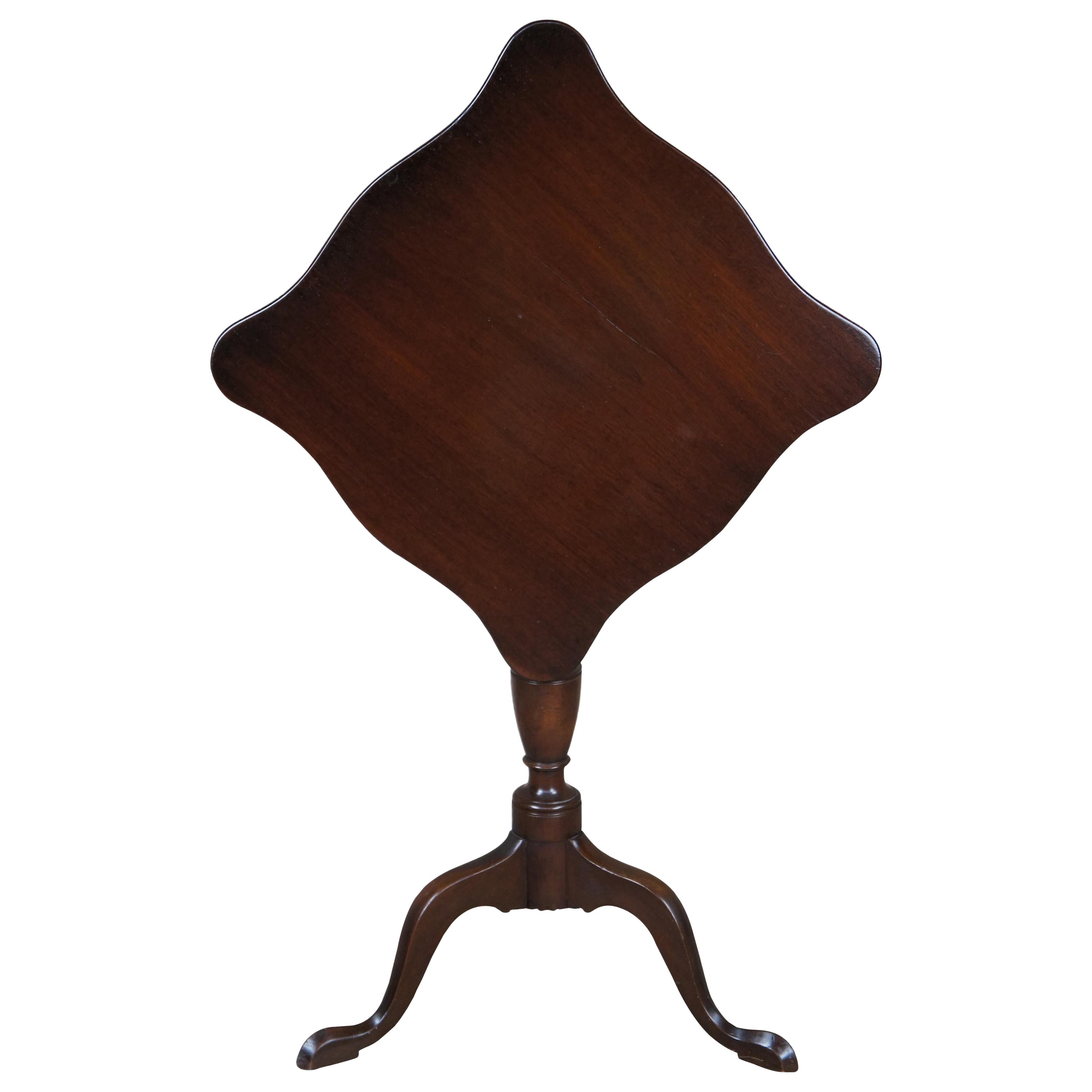 CW 8 Colonial Williamsburg Kittinger Mahogany Tea Table Circa 1950 at ...