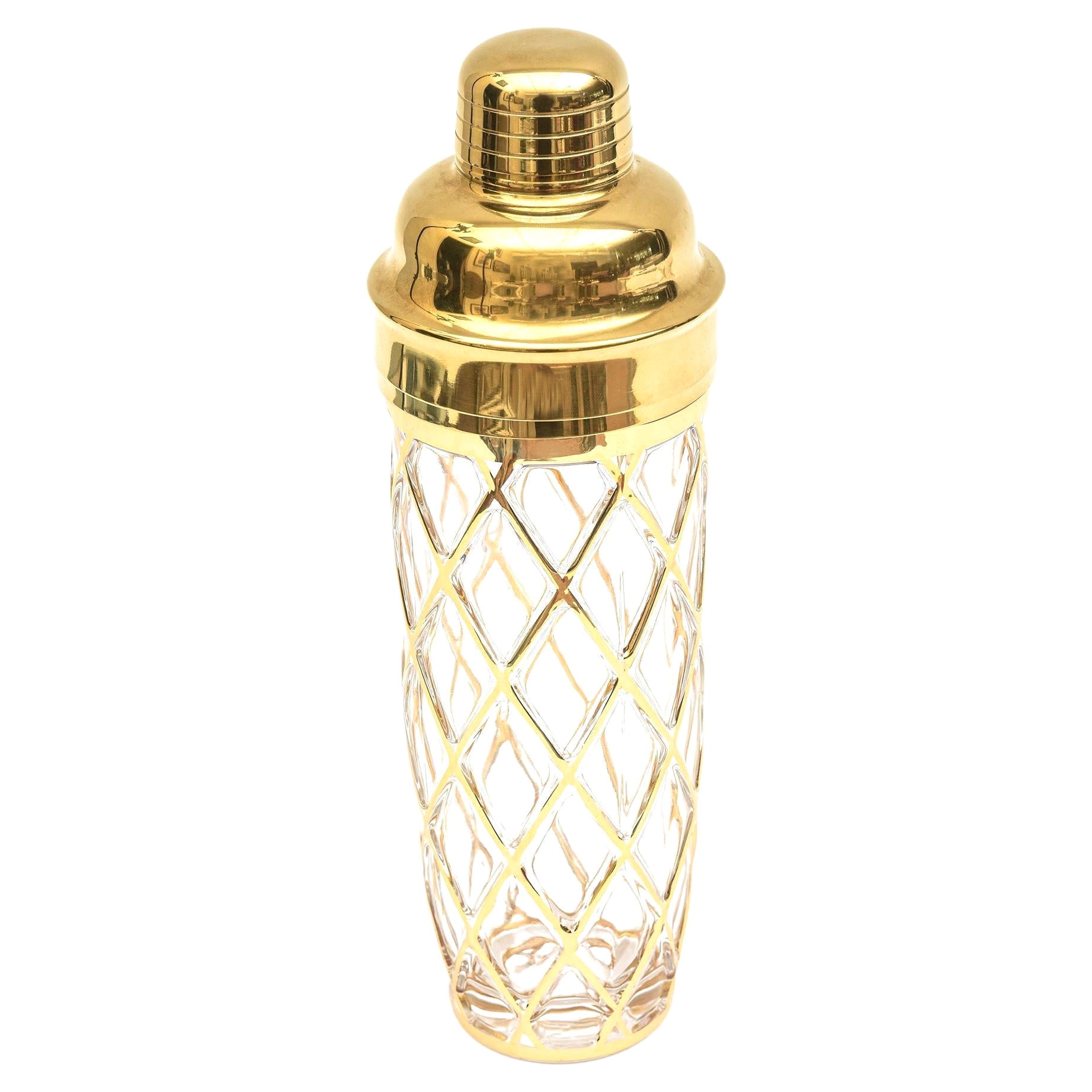 Golf Cocktail Shaker and Matching Golf Bag Cups at 1stDibs