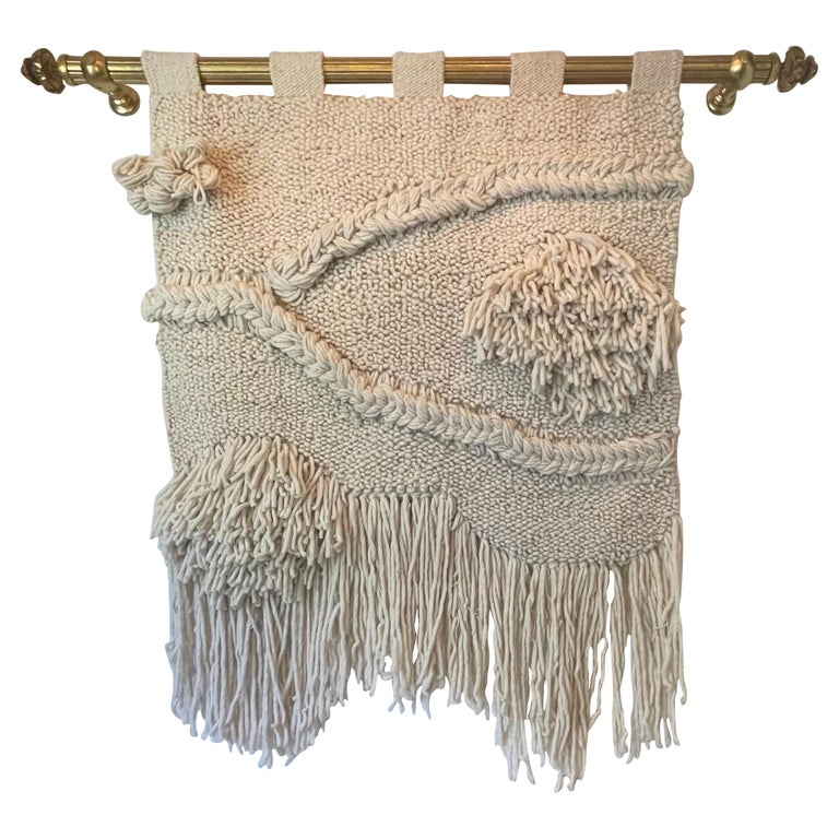100% Natural Handwoven Wool Tapestry/ Wall Art For Sale at 1stDibs