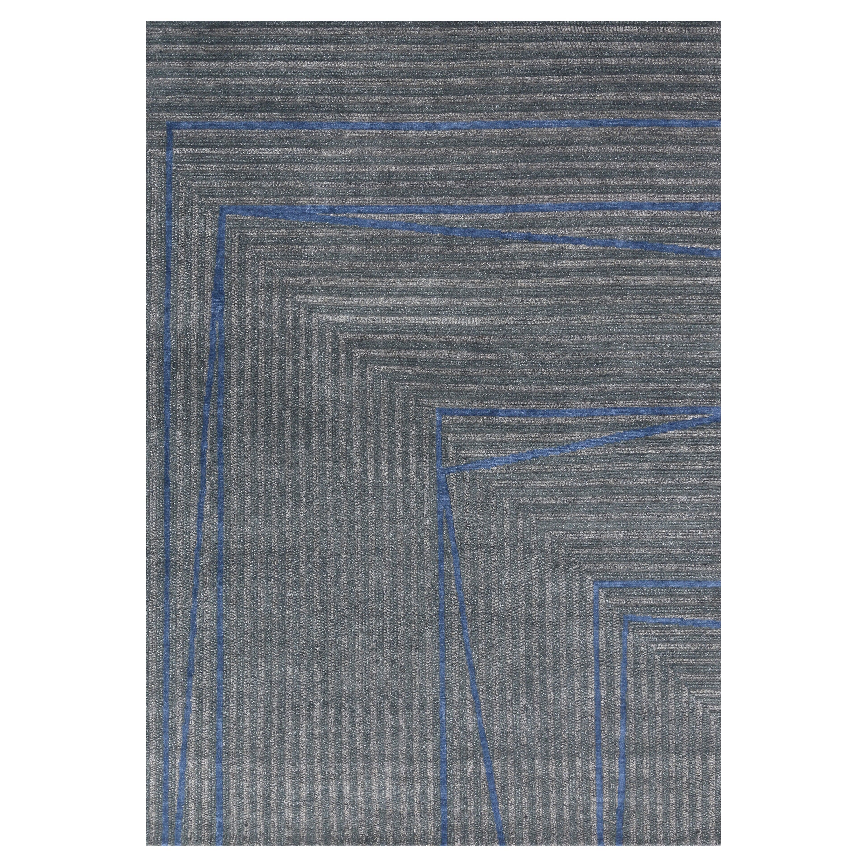 Nazmiyal Collection Textured Brown Modern Transitional Rug. 7 ft 7 in x ...