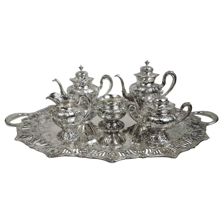 Graff, Washbourne and Dunne Edwardian Regency Coffee and Tea Set on ...