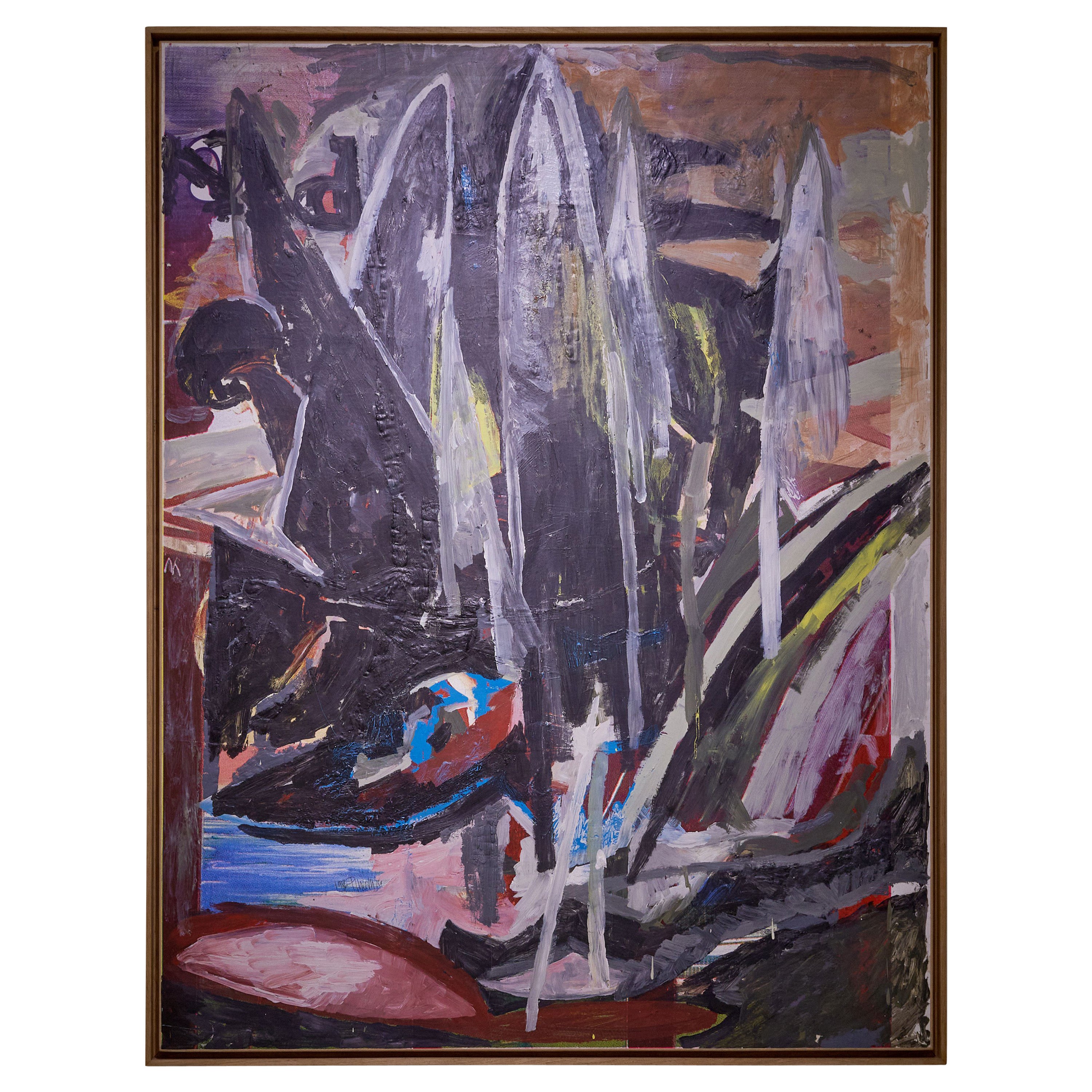 Abstract Expressionist Painting by Jean Sampson; "Pushing Color" at ...