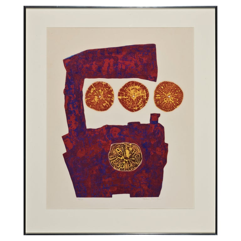 “Tea Pot” Woodblock Print For Sale at 1stDibs