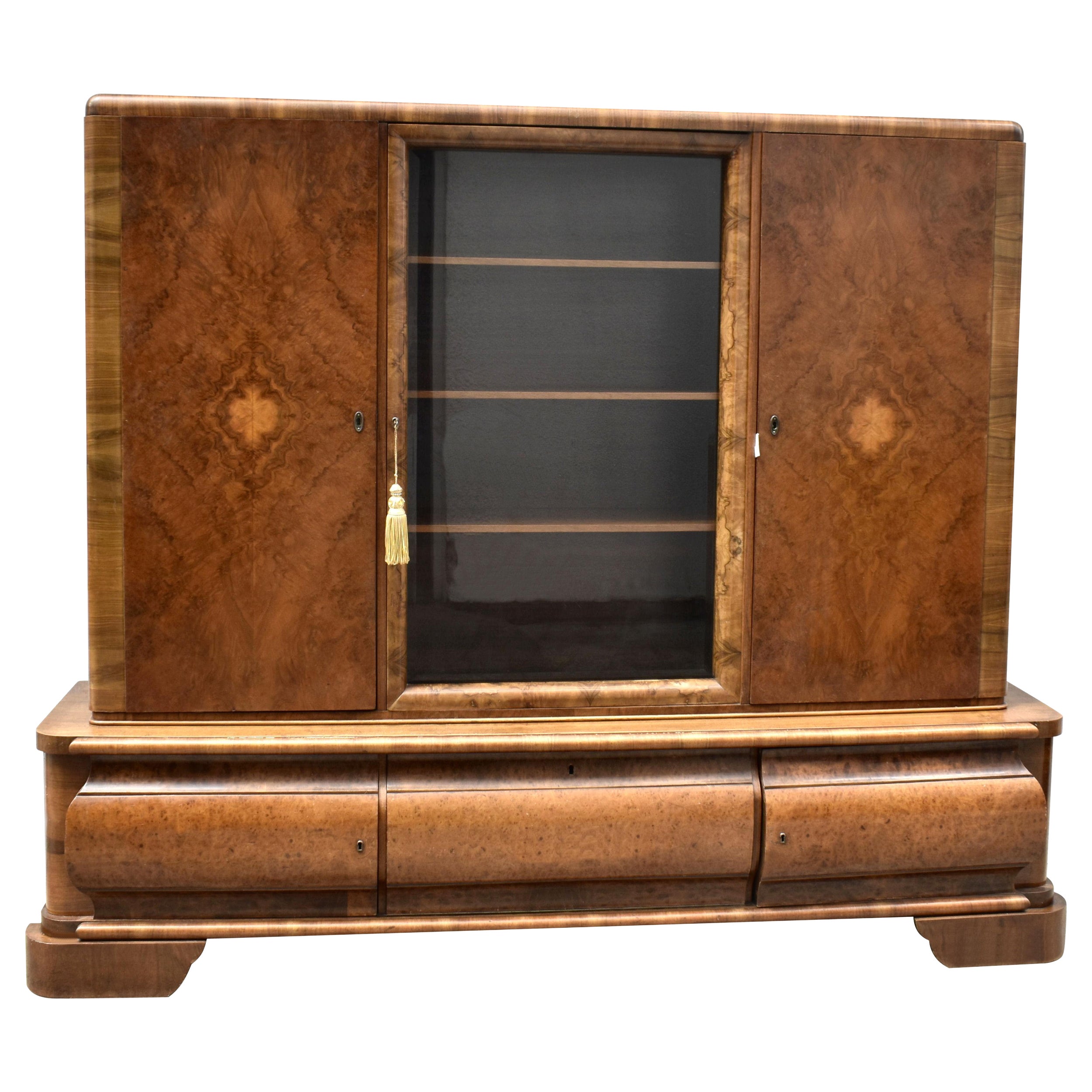Art Deco Bookcase at 1stDibs