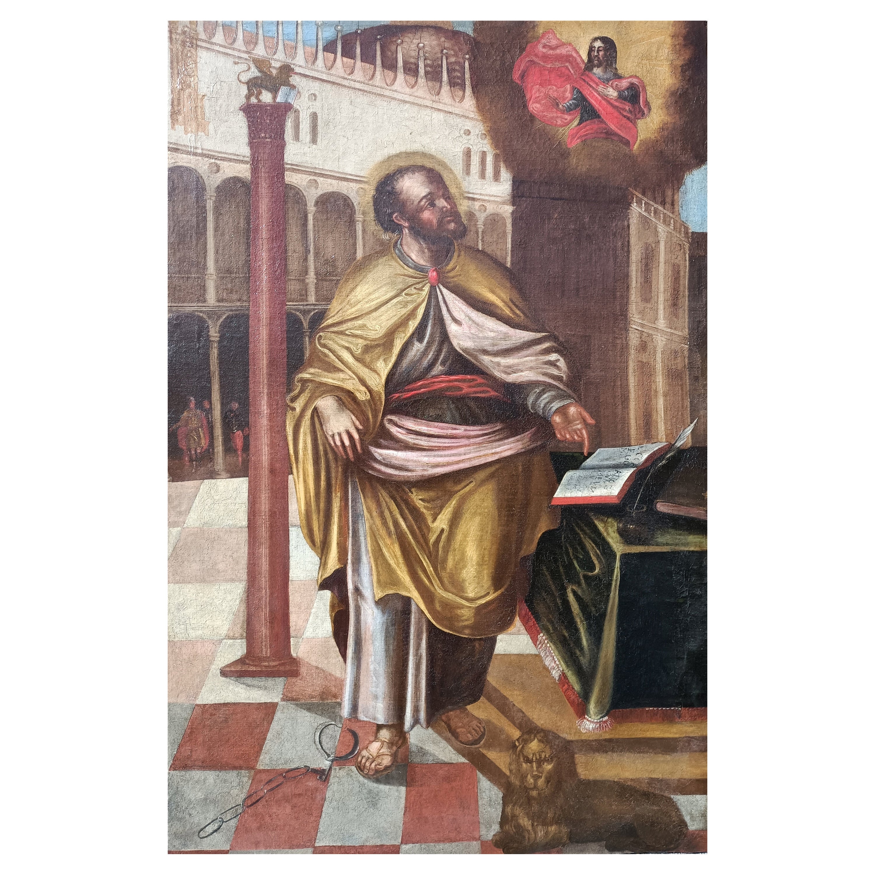 Saint Mark Painting by Venetian-Cretan Painting School, Late XVI-Early ...