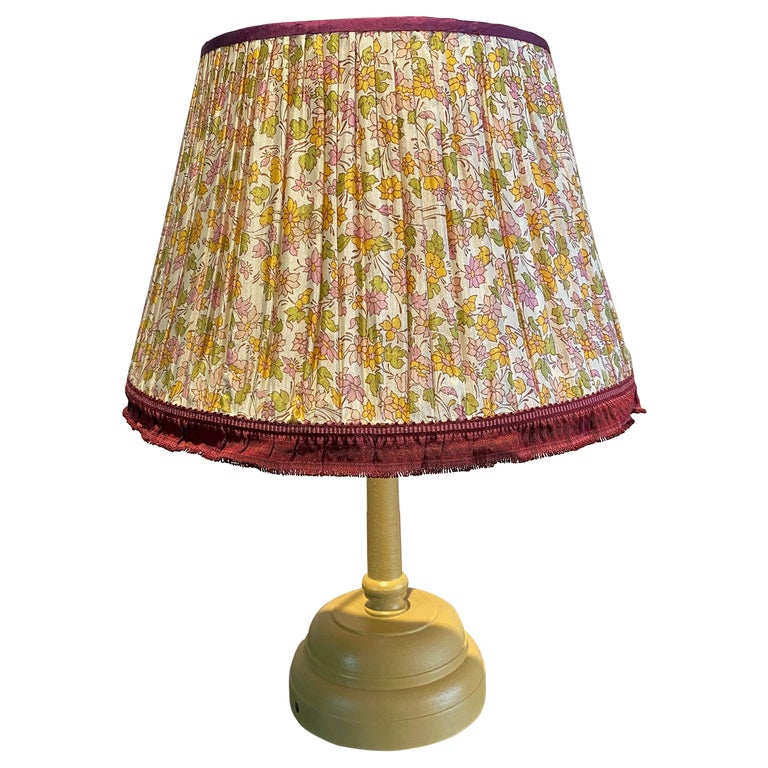 Indian Sari Lampshade with Duplex Fitting For Sale at 1stDibs