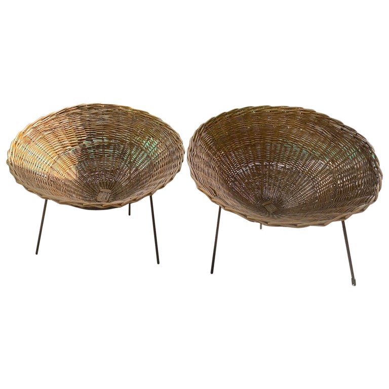 1954 Pair of Originale Edition Terence Conran C8 Armchairs For Sale at ...