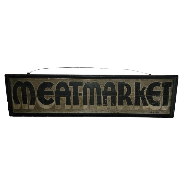 Meat Market Sign