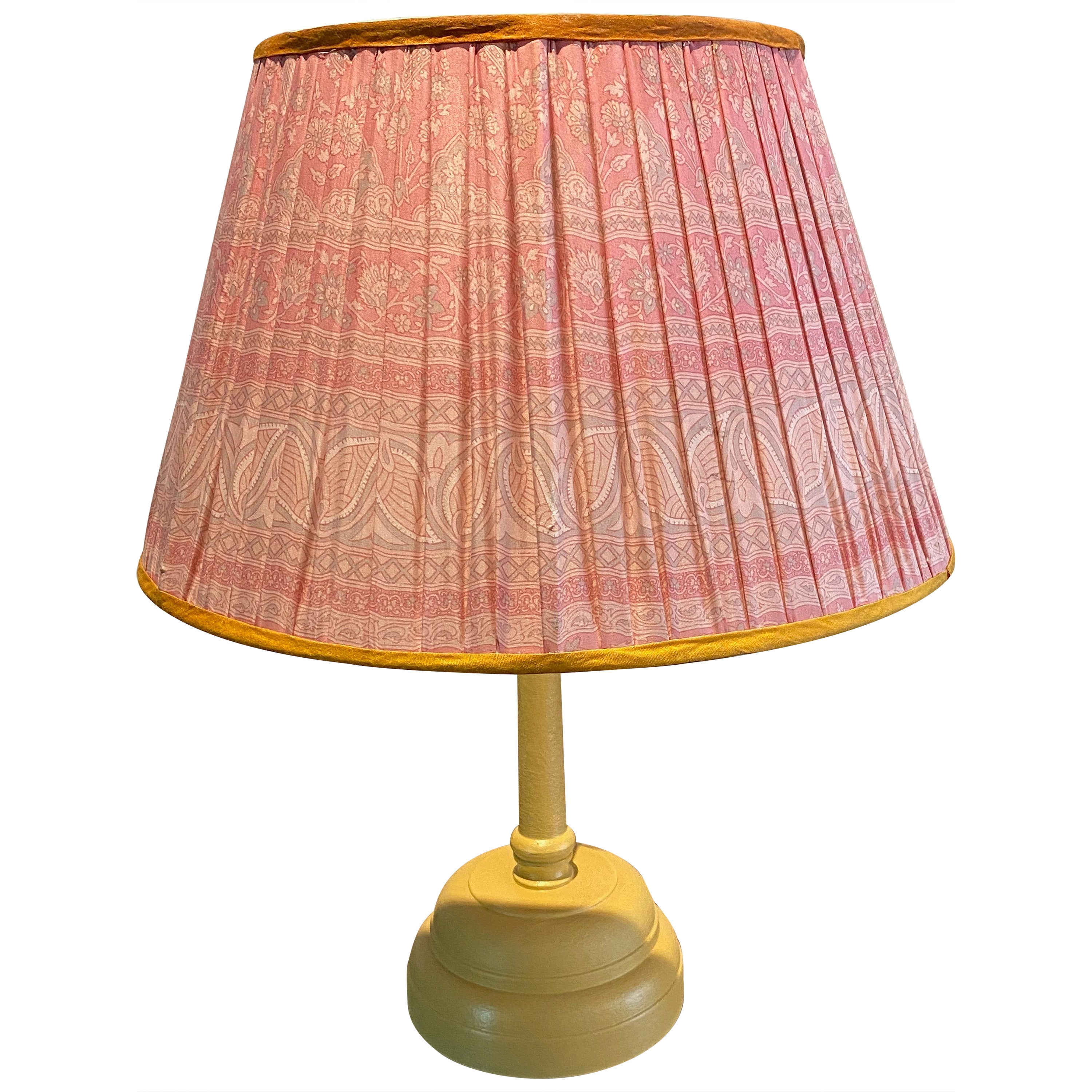 16” Indian Sari Lampshade with Duplex Fitting For Sale at 1stDibs