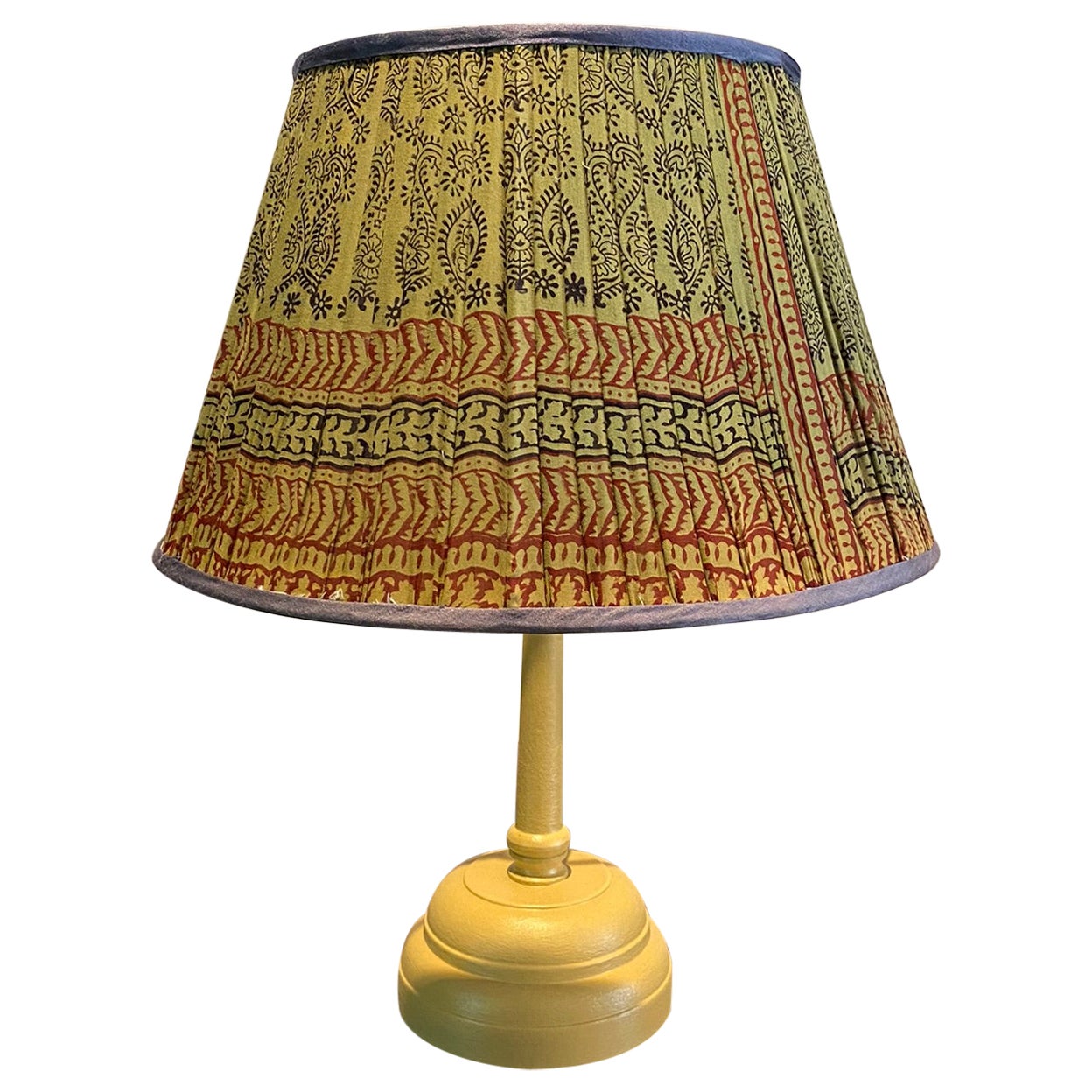 16” Indian Sari Lampshade with Duplex Fitting For Sale at 1stDibs