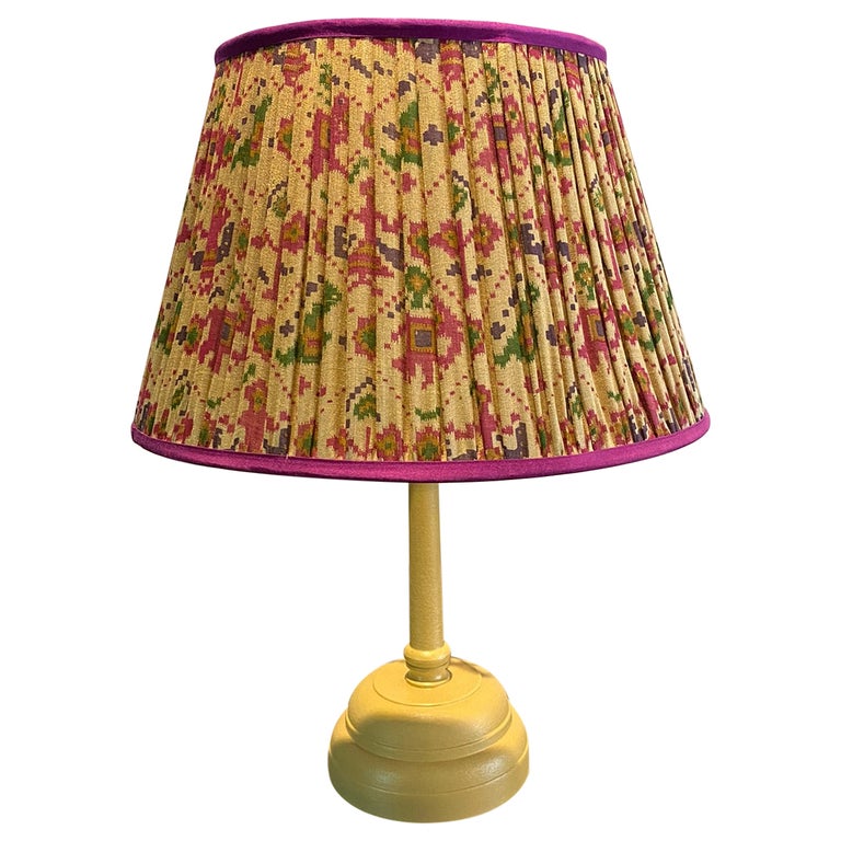 Indian Sari Lampshade with Duplex Fitting For Sale at 1stDibs