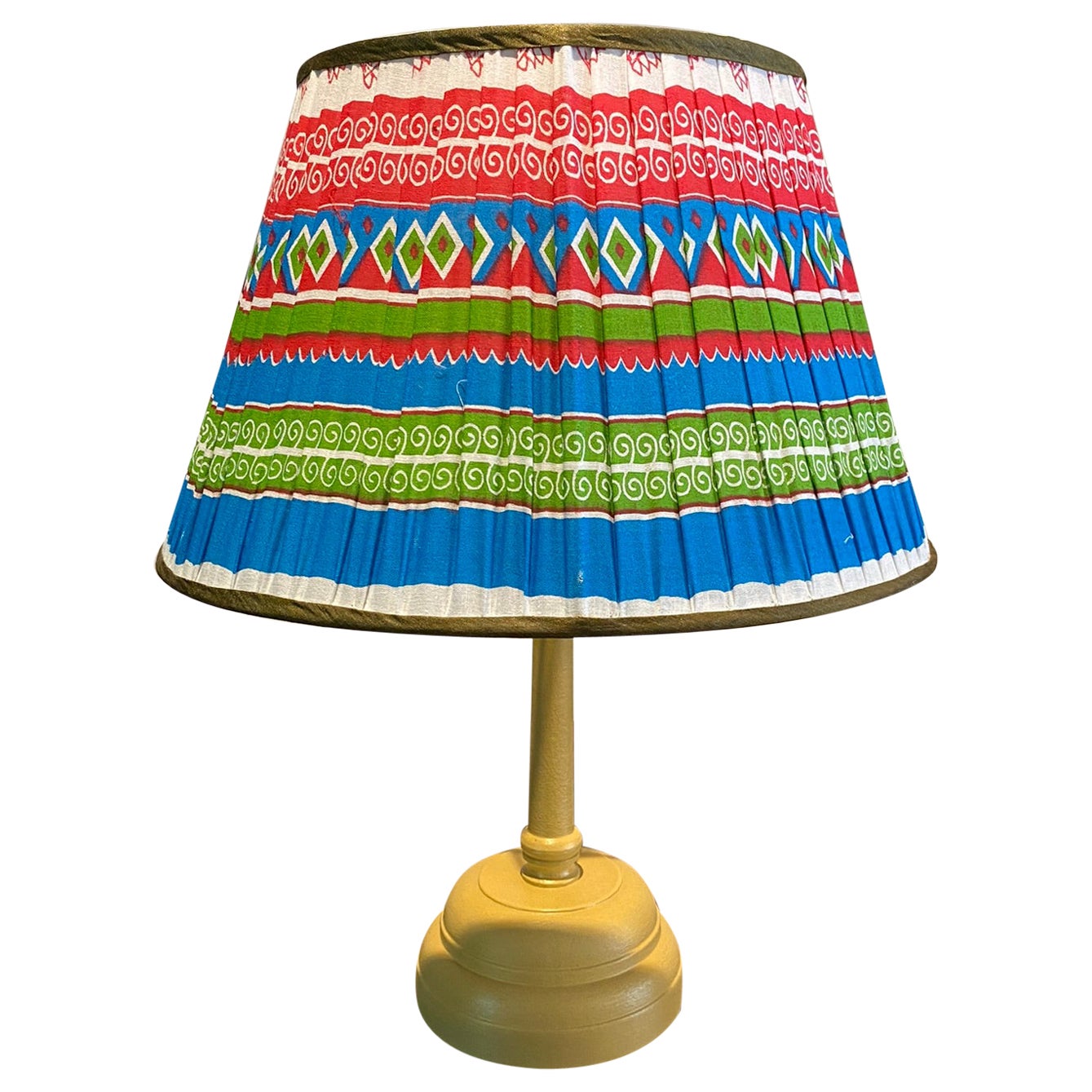 Indian Sari Lampshade with Duplex Fitting For Sale at 1stDibs