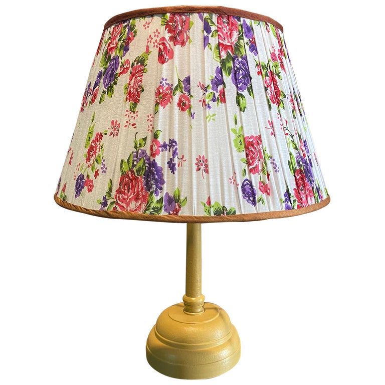 Indian Sari Lampshade with Duplex Fitting For Sale at 1stDibs