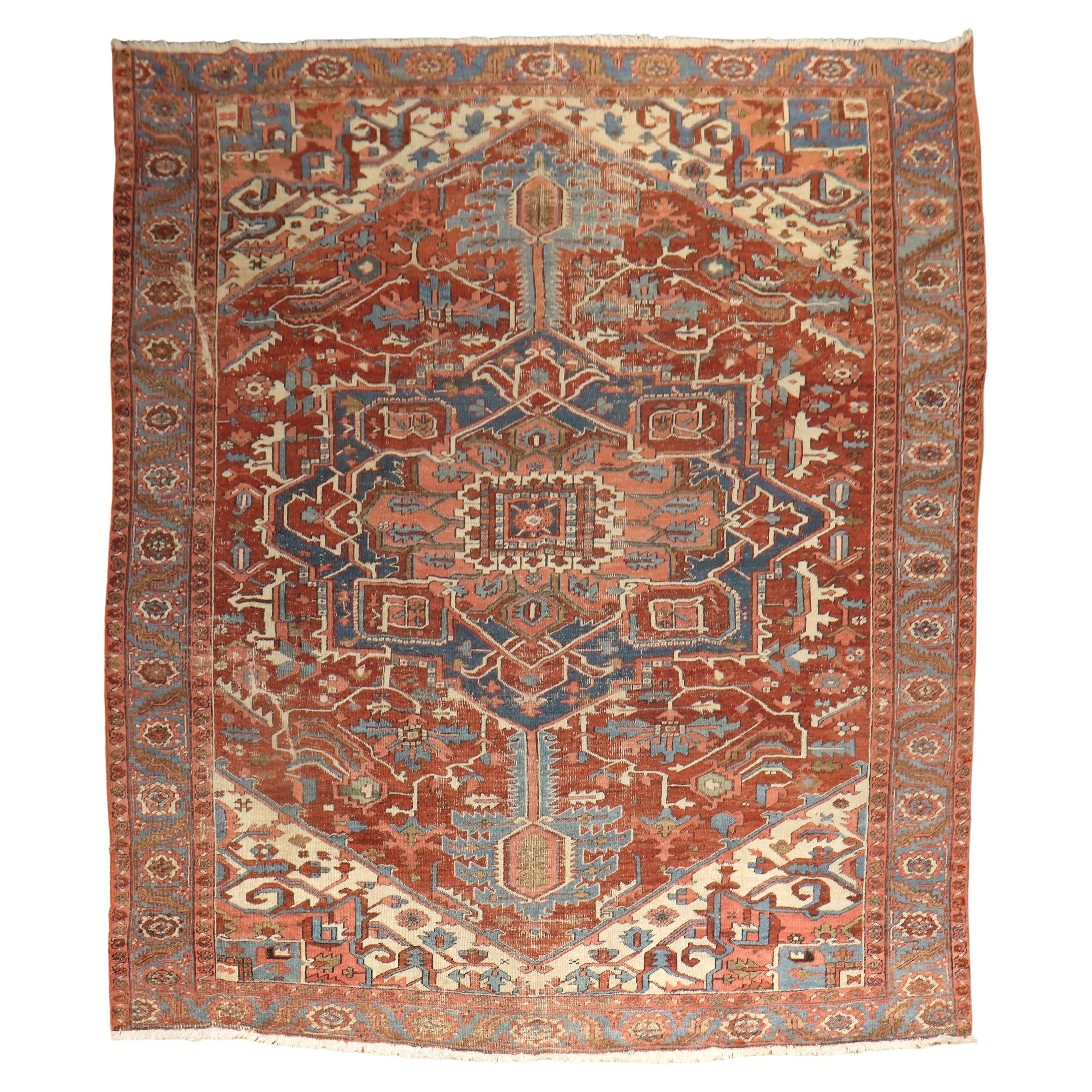 Antique Persian Serapi Rug at 1stDibs