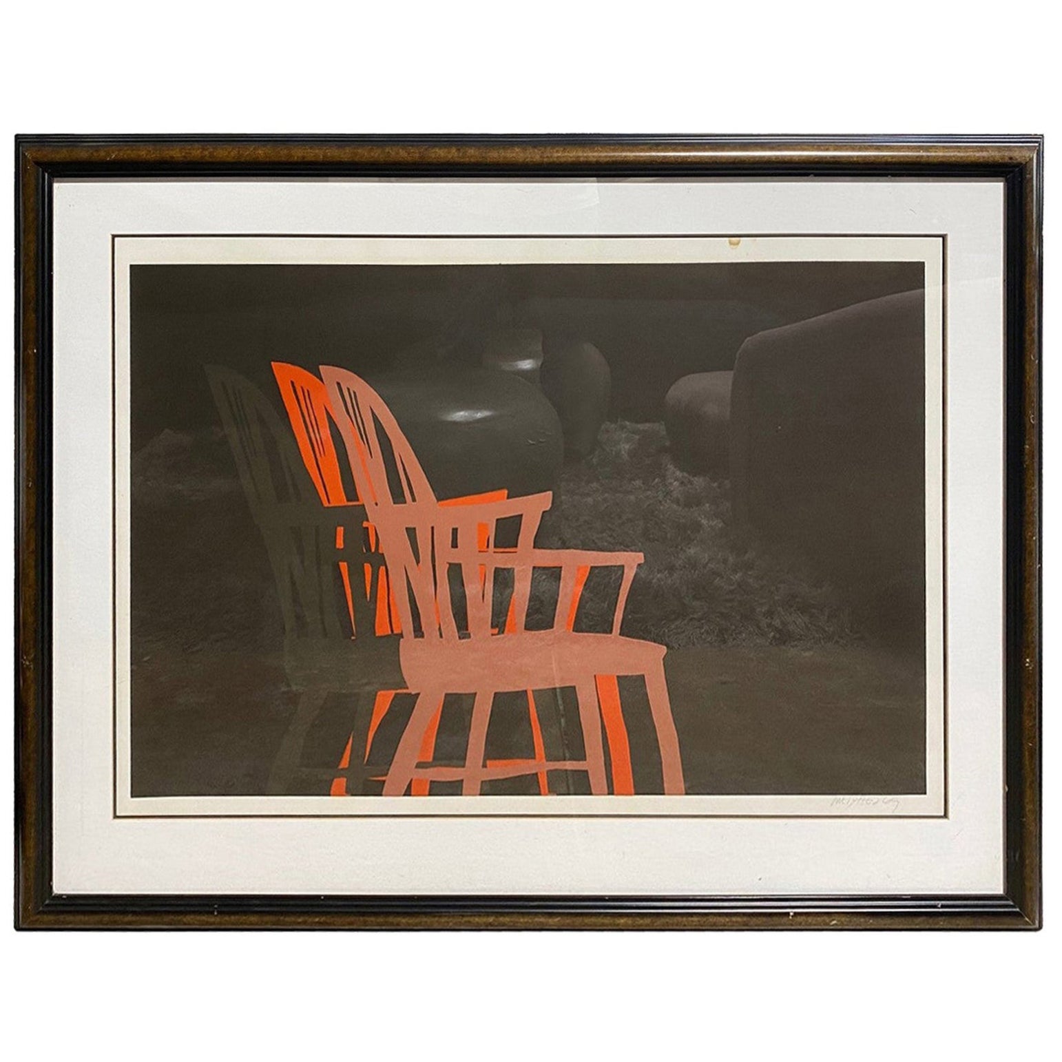 1963 Color Lithograph "Trial Proof" by Arnold Belkin For Sale at 1stDibs