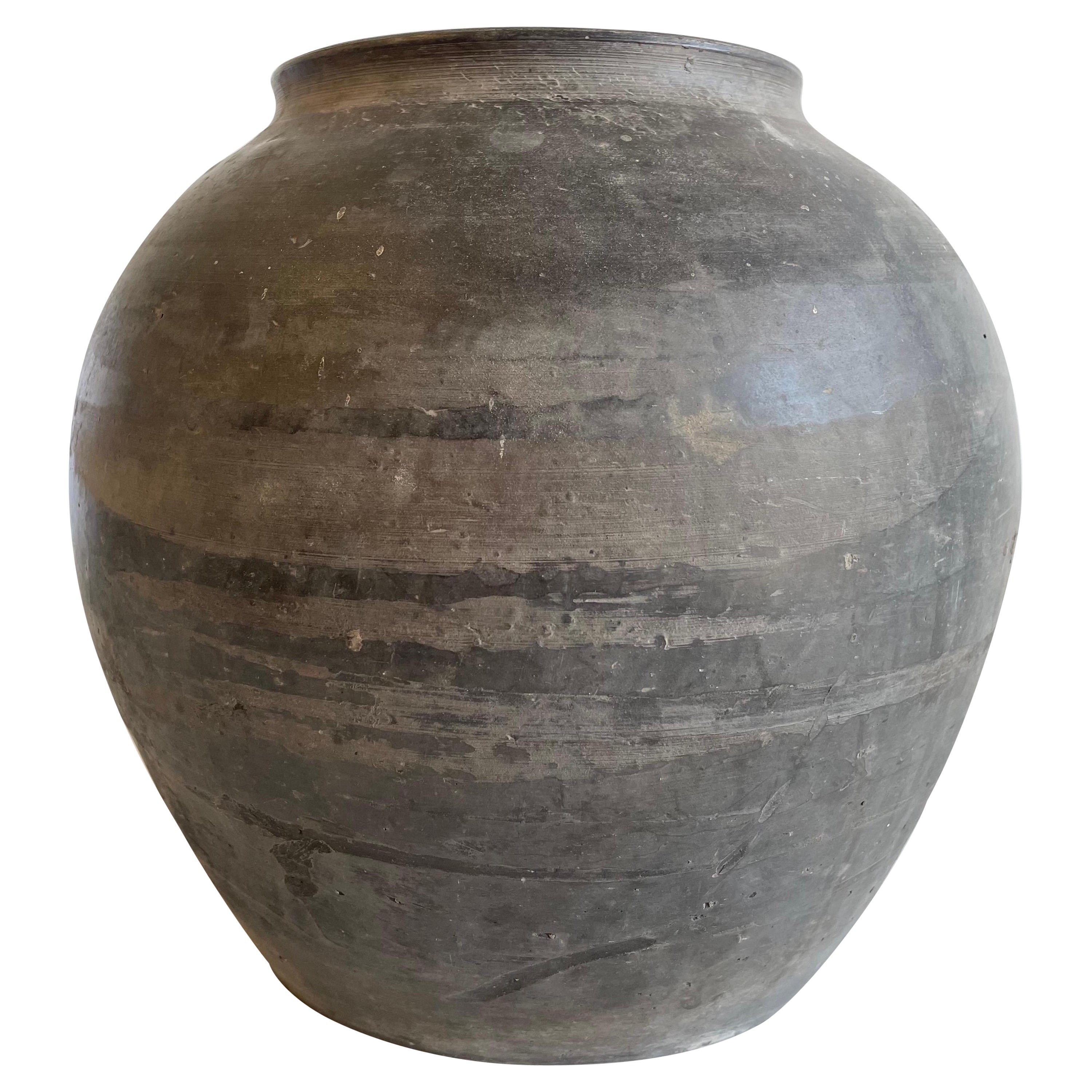 Large Matte White Planter Pot in the Style of Architectural Pottery at ...