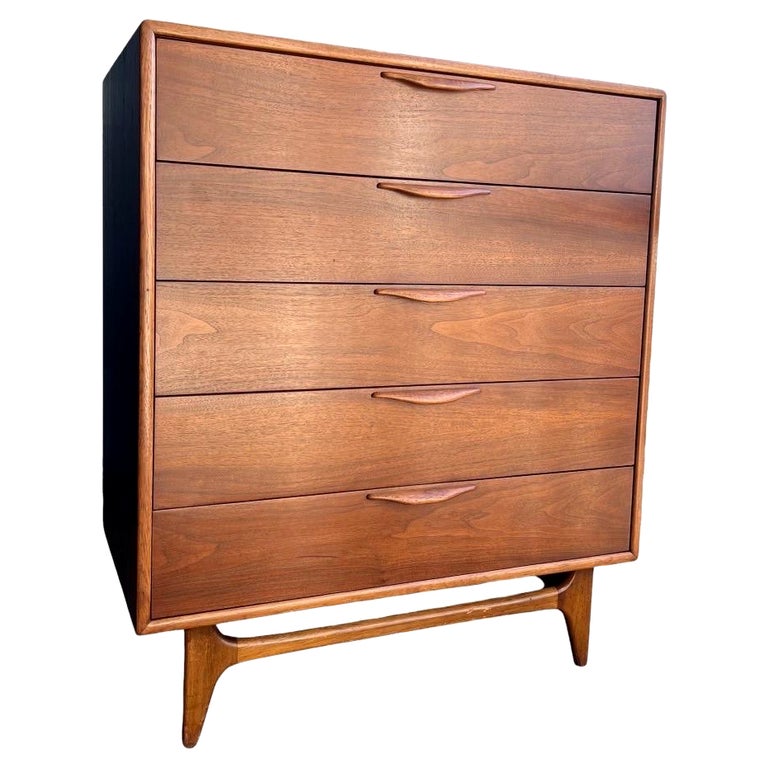 Vintage Mid-Century Modern Lane Kleiderschrank Schrank Aufbewahrung mit ...