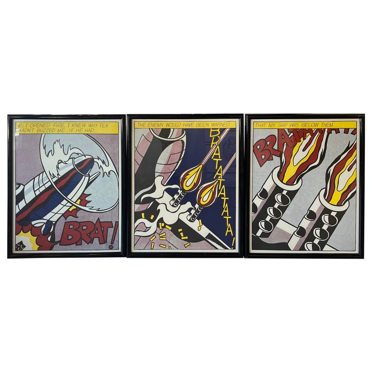 "As I Opened Fire" by Roy Lichtenstein, Stedelijk Museum Edition For ...
