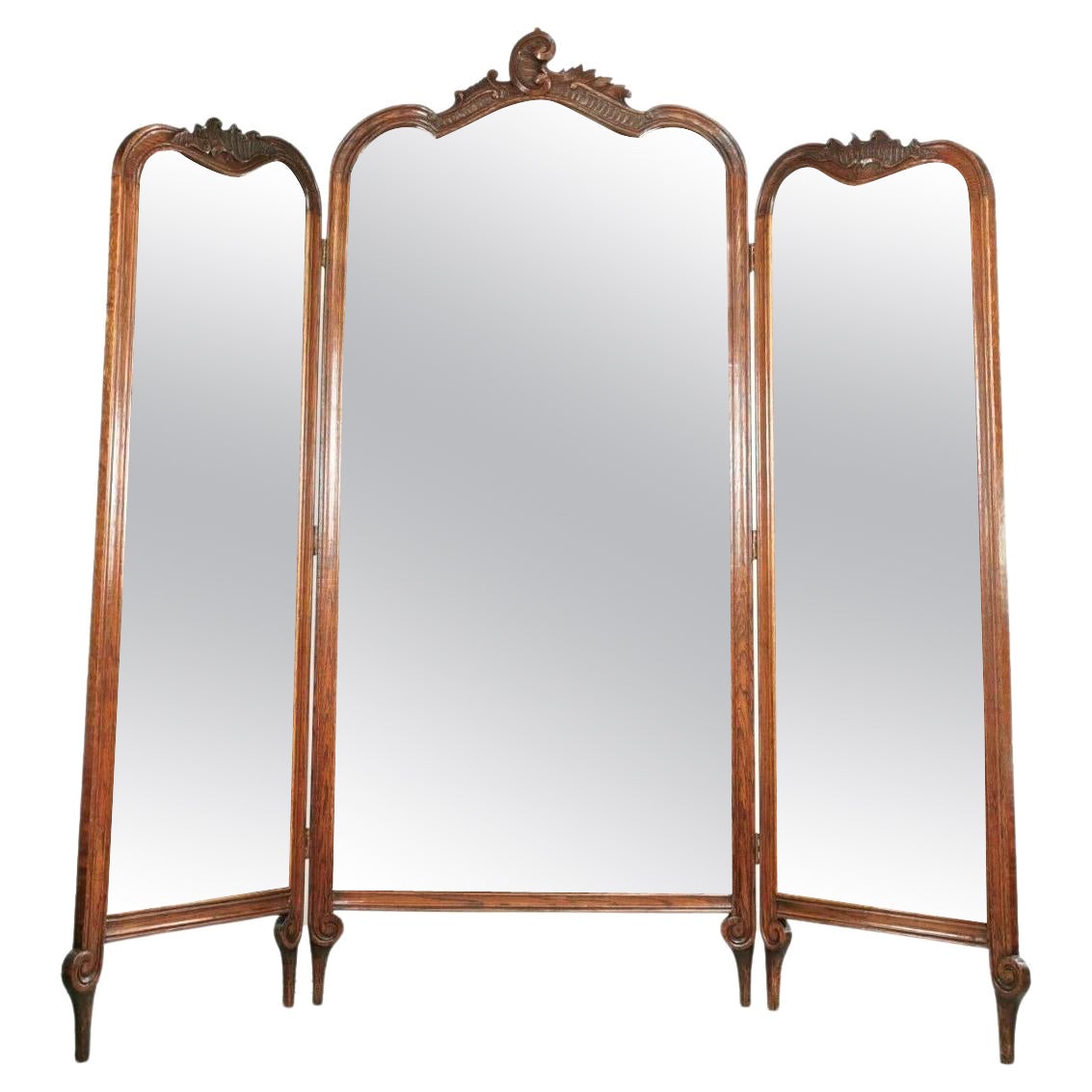 Antique Triple Mirror Mirrors - 13 For Sale on 1stDibs