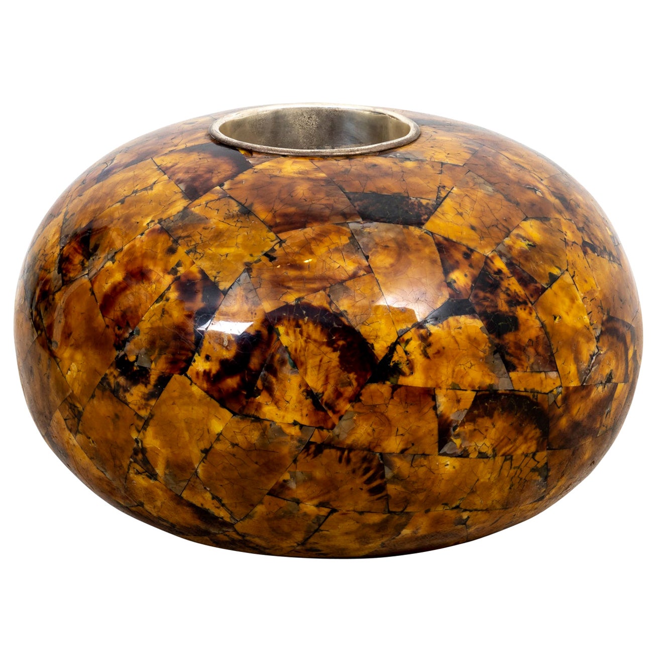 Amorphic Oversized Painted Vase/ Vessel For Sale at 1stDibs