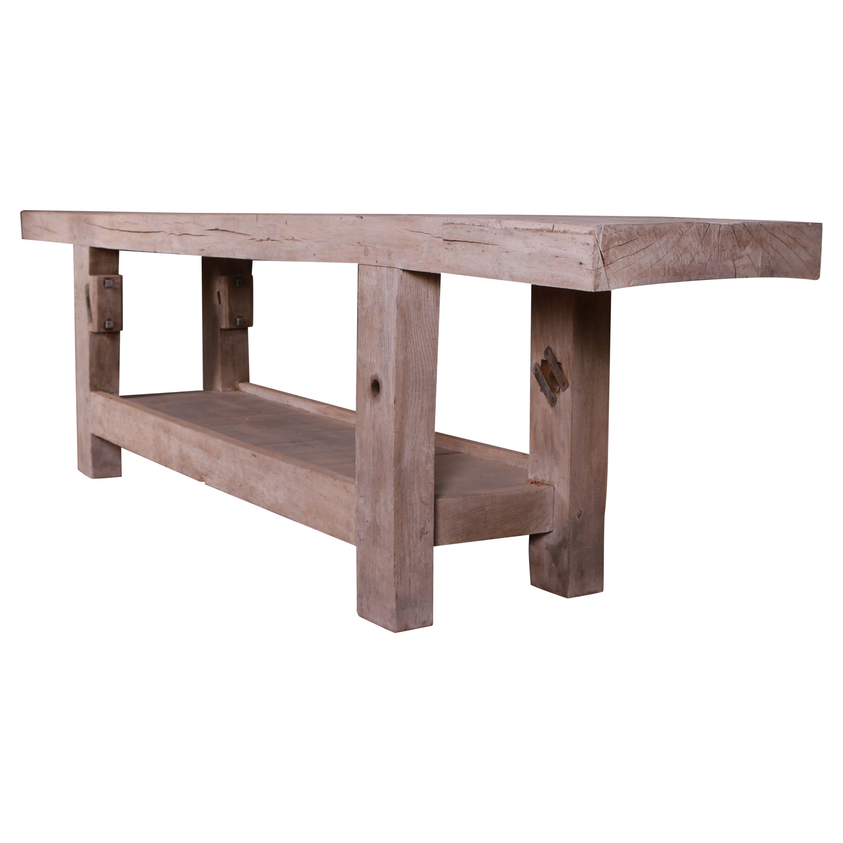 Limed Oak Console Table at 1stDibs